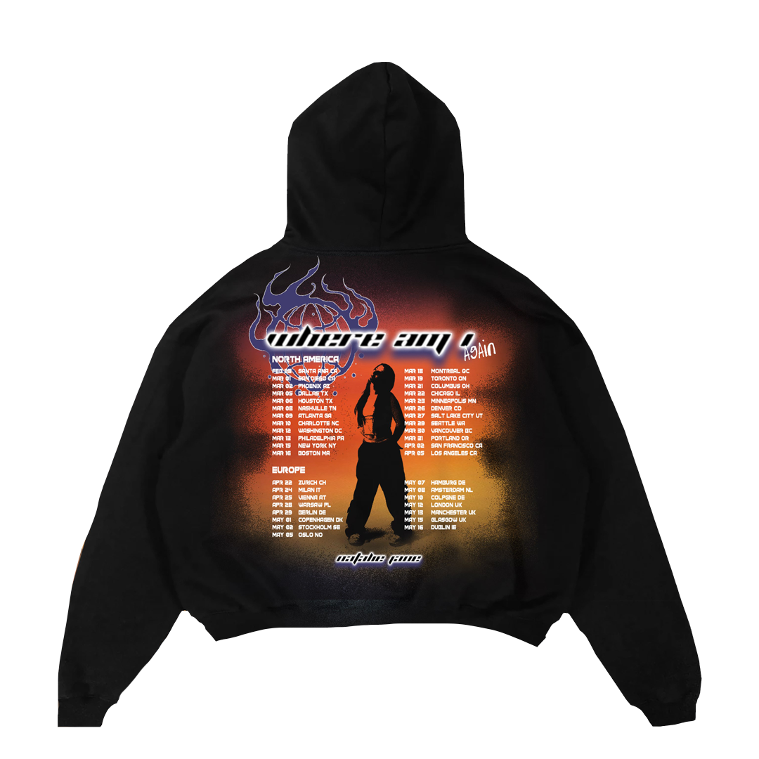 WHERE AM I TOUR HOODIE – Natalie Jane Store